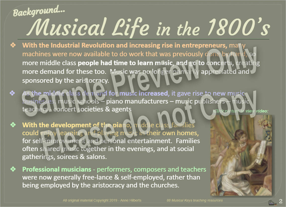 music history; composer studies; music appreciation – Music Teacher ...