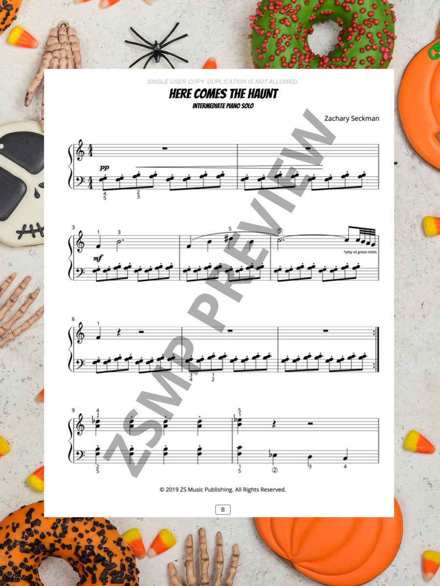 Sounds of the Spooky Season Multi-Level Piano Solos – Music Teacher ...