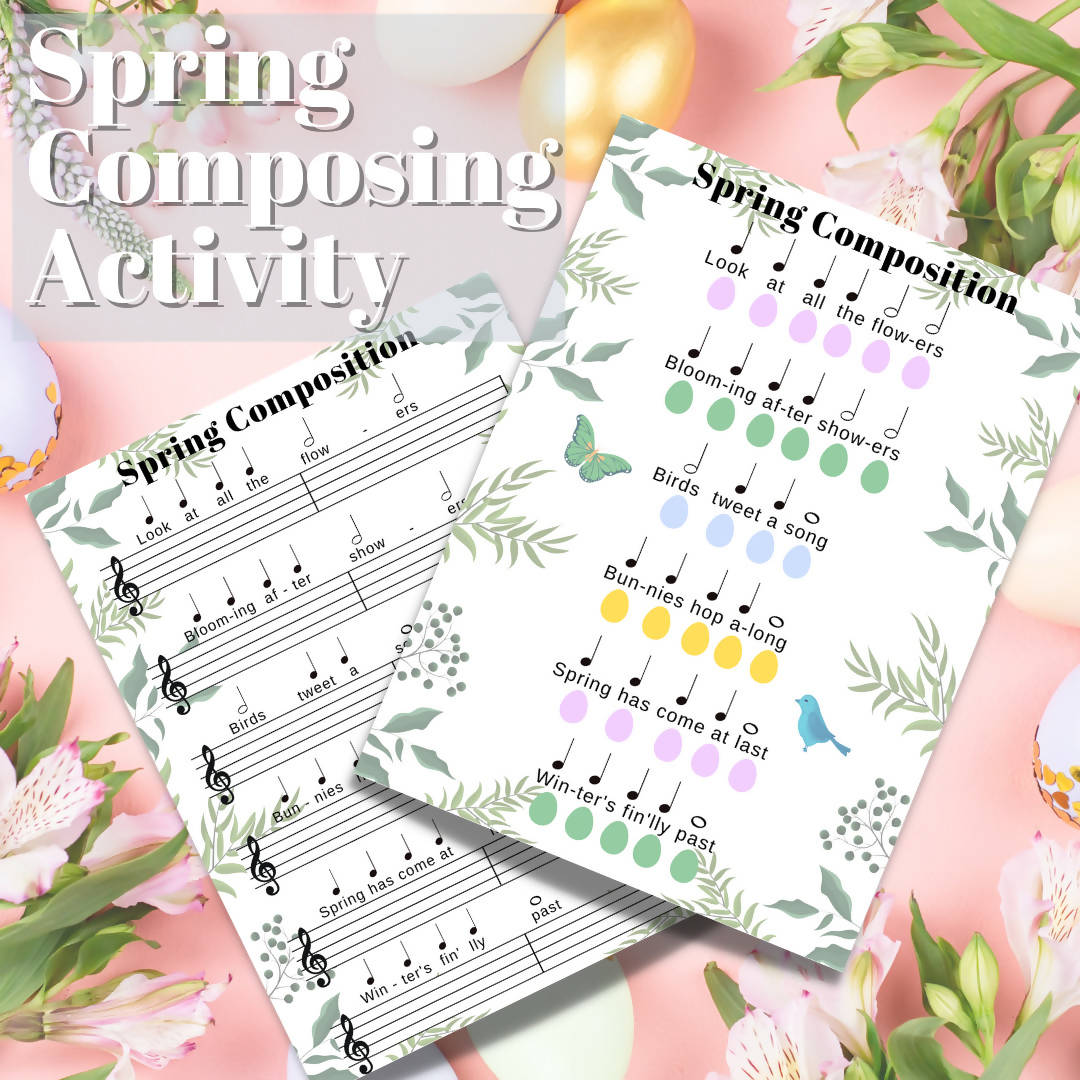 spring composing activity beginner elementary intermediate – Music ...