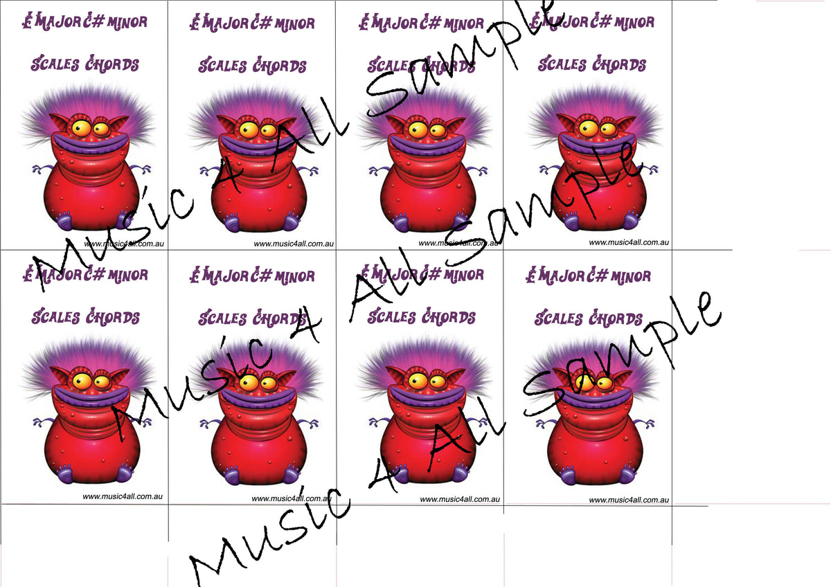 Brag Tags Scales Intermediate – Music Teacher Resources