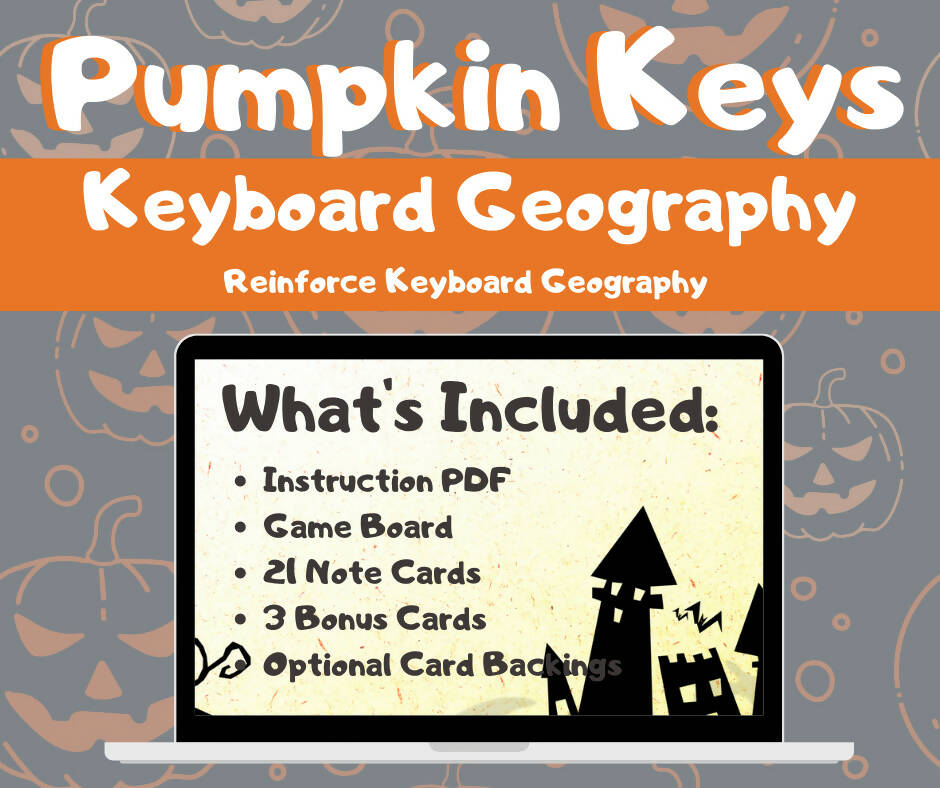Pumpkin Keys - Halloween Keyboard Geography Card Game – Music Teacher ...
