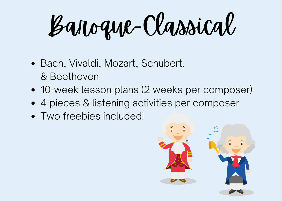 Lesson Plans for Baroque & Classical Composers – Music Teacher Resources