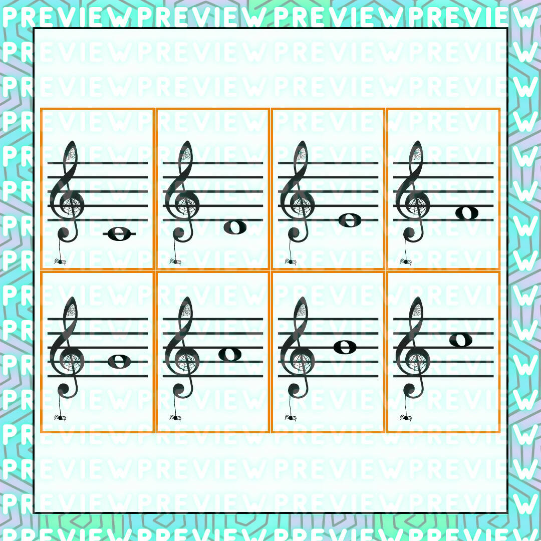 Halloween Race | Note Reading Game – Music Teacher Resources