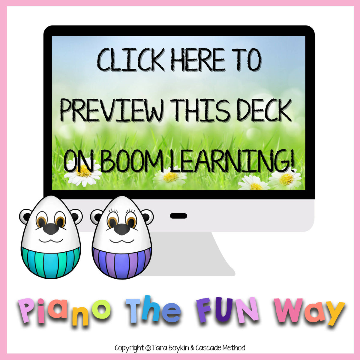 Boom Cards: Piano Keys (Easter) – Music Teacher Resources