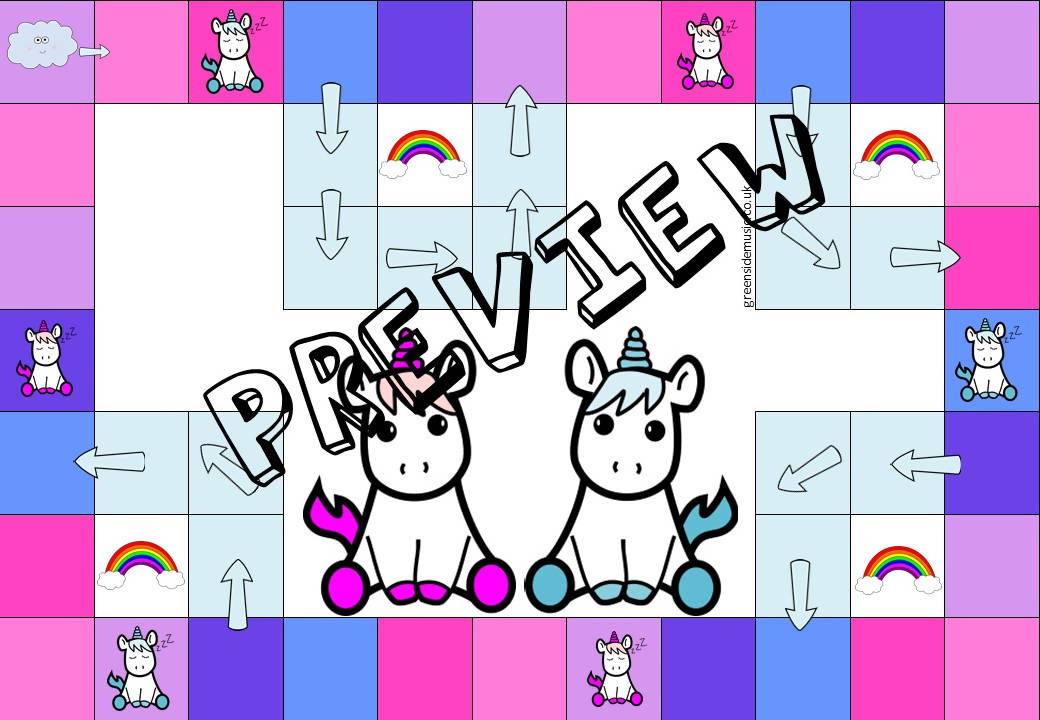 Unicorn Steps and Skips | Identifying Intervals of 2nds and 3rds Game ...