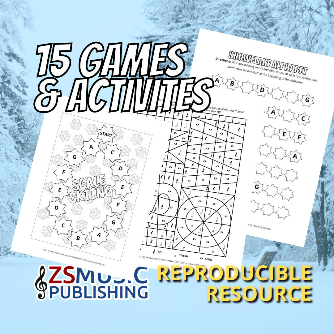 The January Piano Book: Winter-Themed Activities and Music for Piano S ...