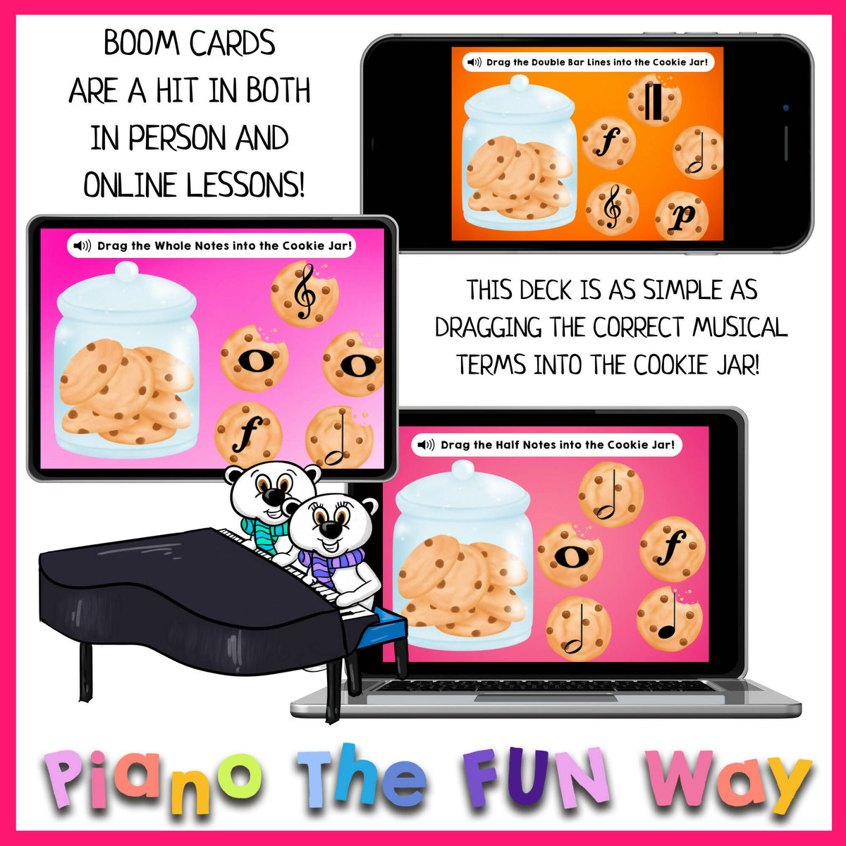 Boom Cards: Musical Terms 1 (Cookie Jar Edition) – Music Teacher Resources