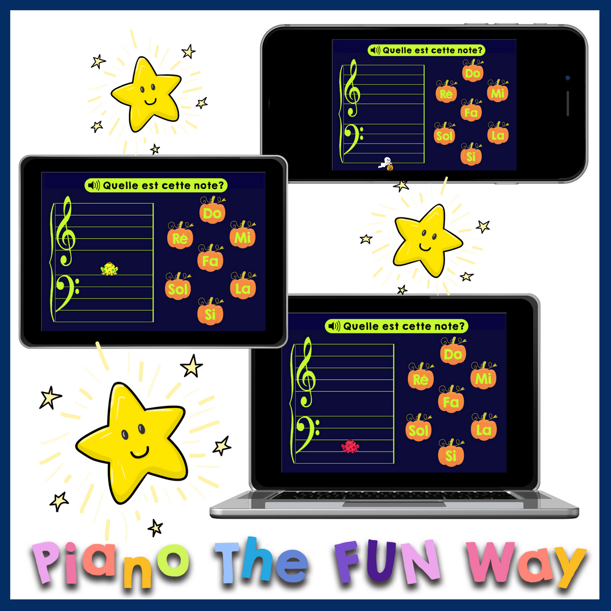 Boom Cards: Solfège Niveau 3 (Thème Halloween) – Music Teacher Resources