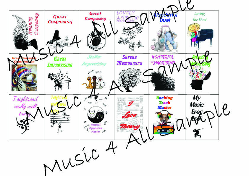 Brag Tags Music Achievments – Music Teacher Resources