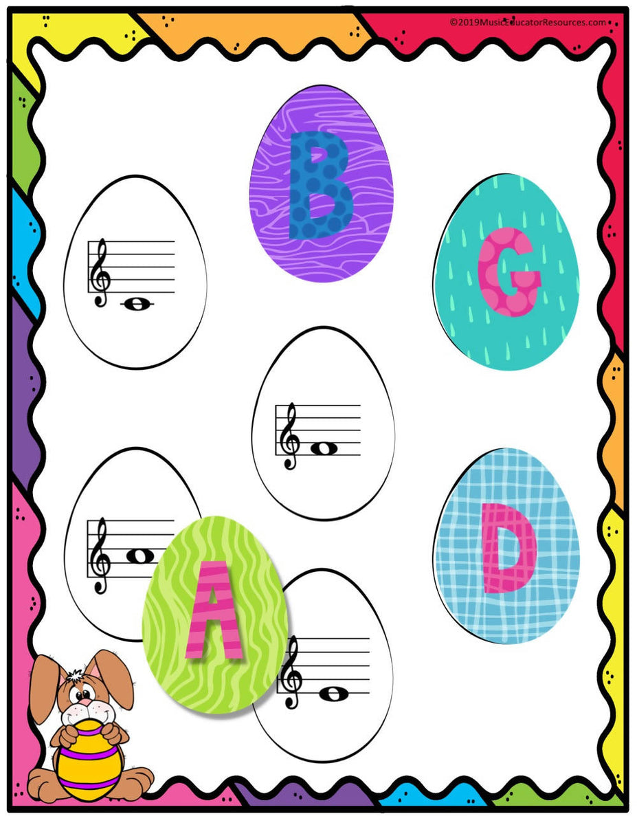 Easter Egg Music Match Up Game – Music Teacher Resources