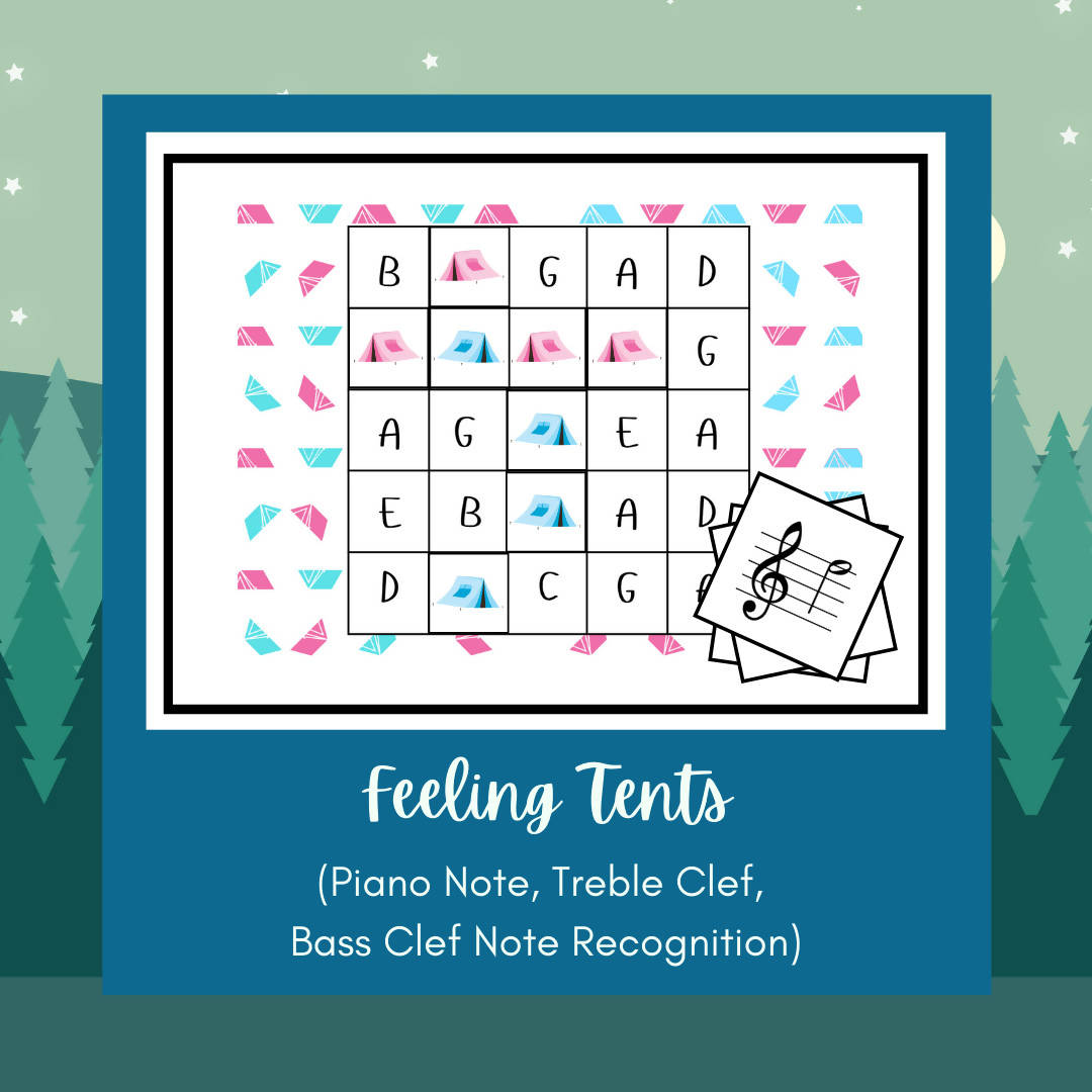 Let's Go Camping! | 3 Note Reading, Note Value, and Time Signature Gam ...