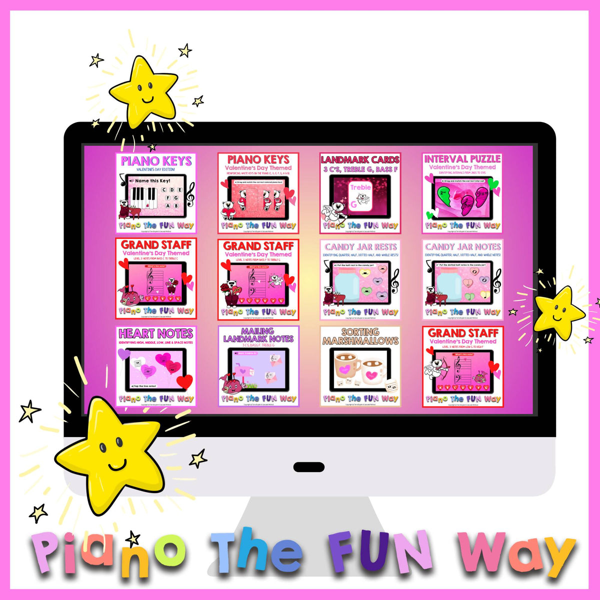 Bundle: Piano Valentines Bundle – Music Teacher Resources