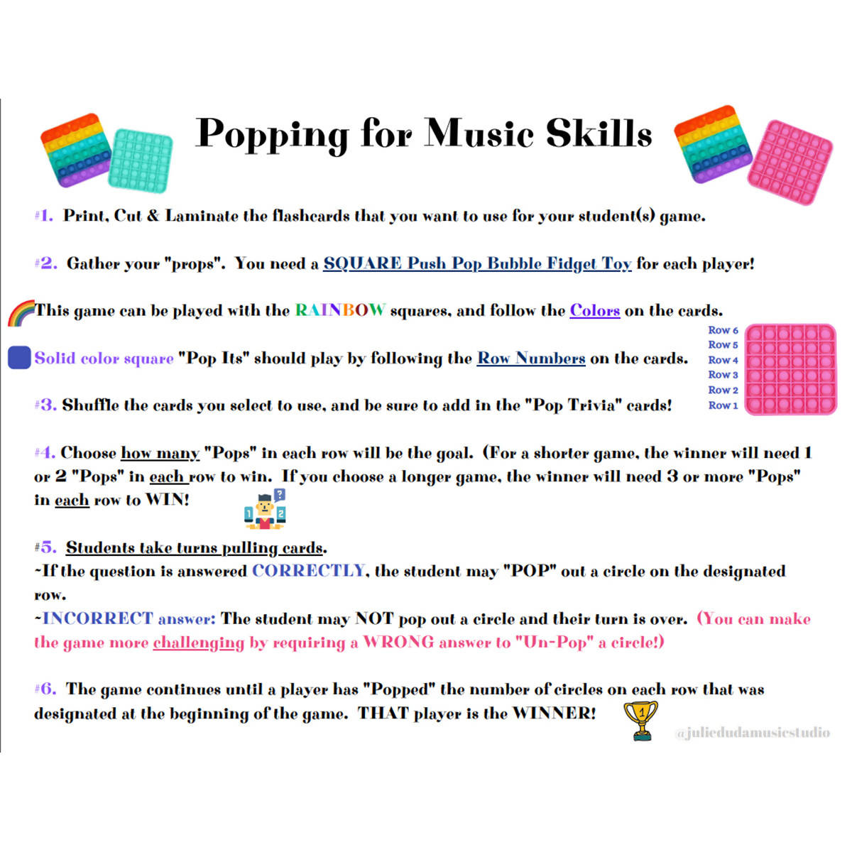 Advanced Popping For Music Skills – Music Teacher Resources