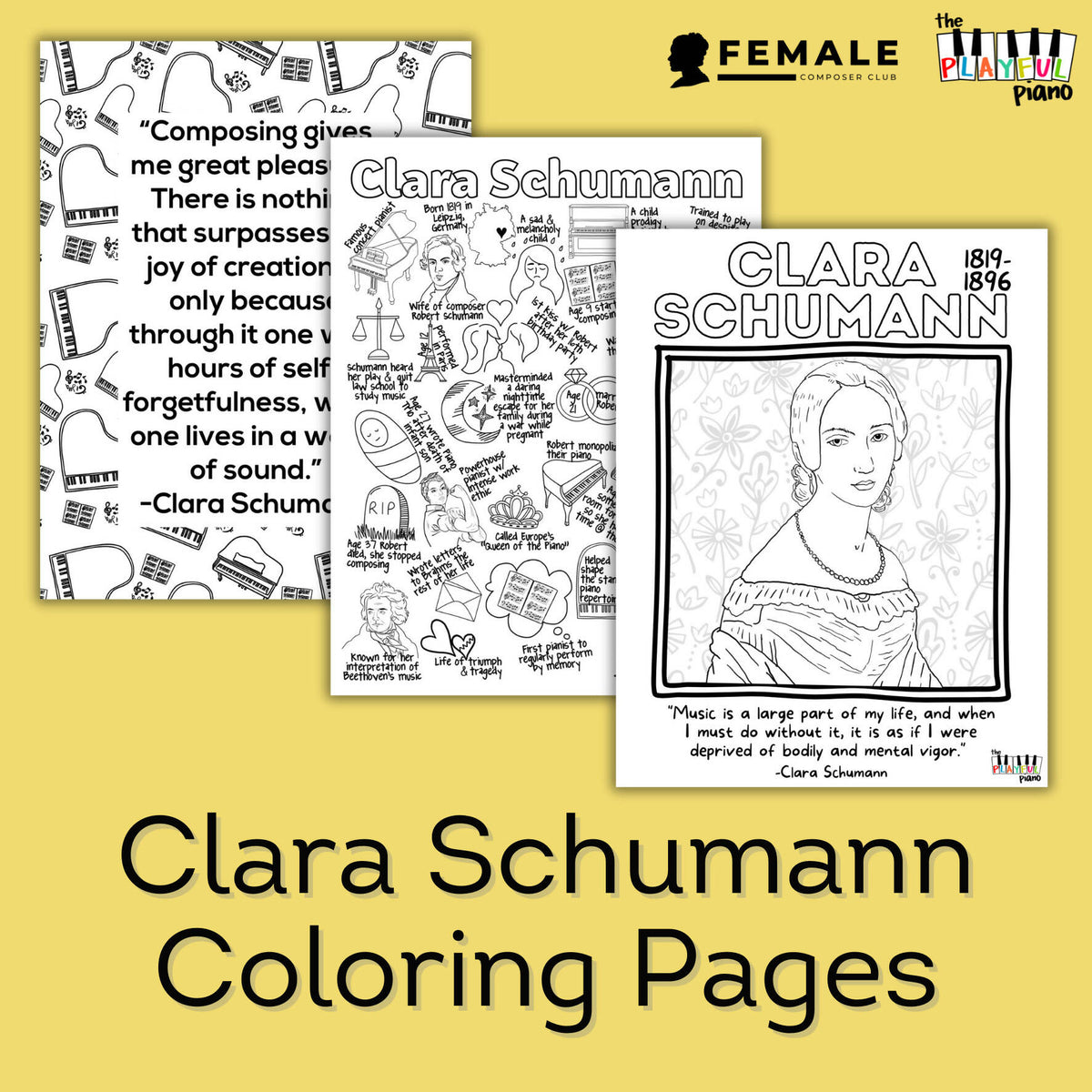 Clara Schumann: Composer of the Month Resources – Music Teacher Resources