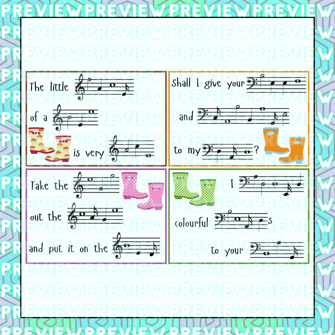 Park Walk | Note Reading, Rhythms, Improv, Note Values Game – Music ...