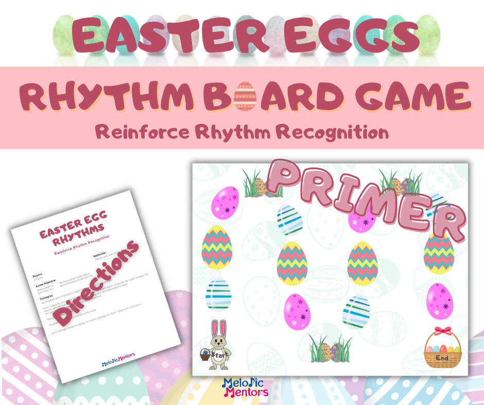 Easter Eggs Rhythm Board Game – Music Teacher Resources