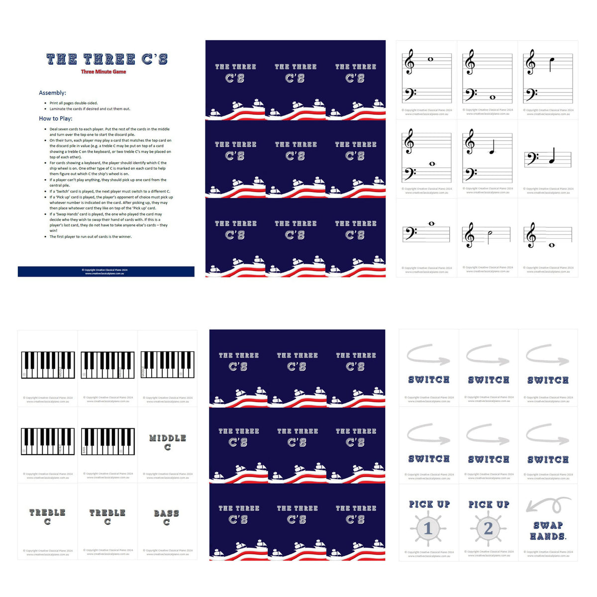 Landmark Note Review Game – Music Teacher Resources