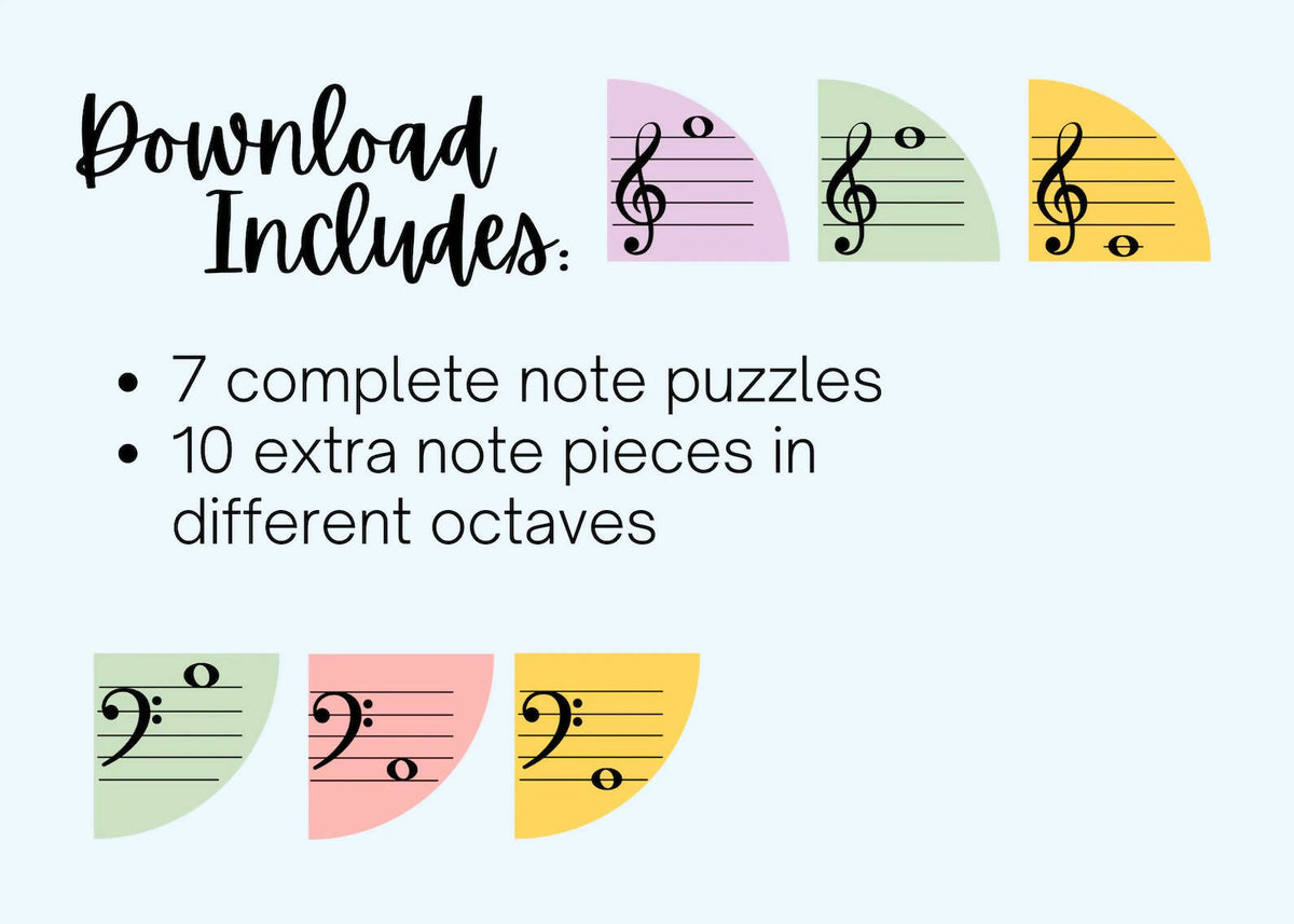 Landmark Puzzles [Note-Reading Game] – Music Teacher Resources
