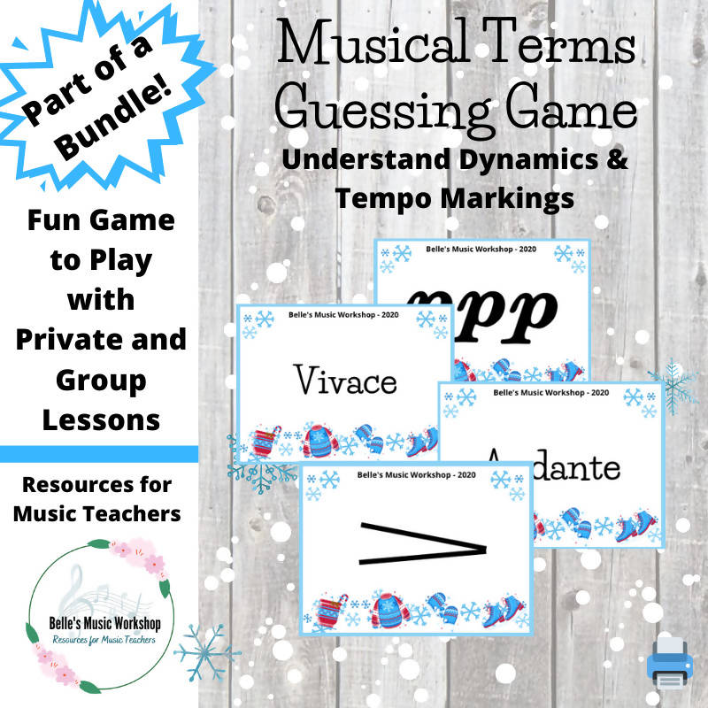 Musical Symbols Guessing Game – Music Teacher Resources