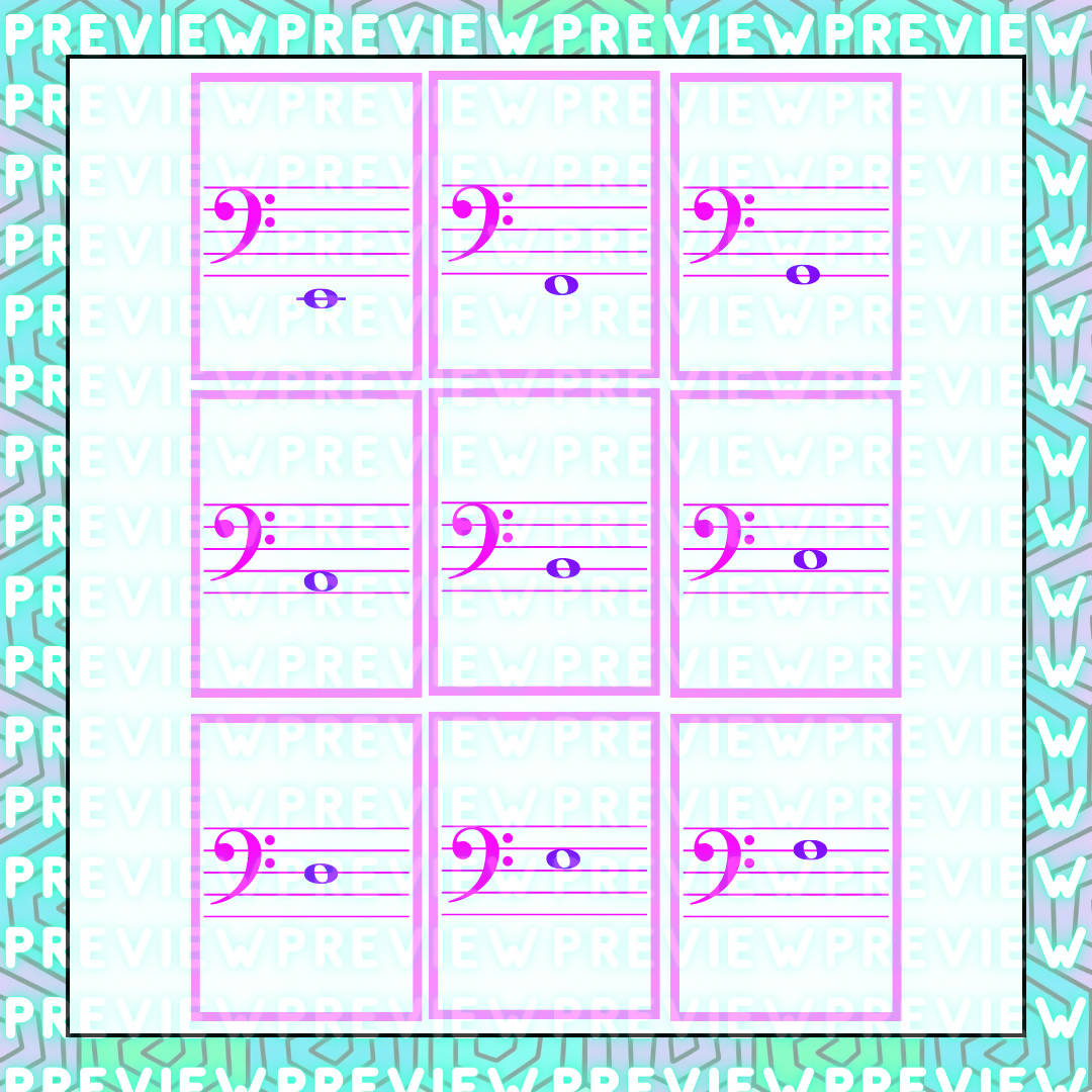 Unicorns and Rainbows | Bass Clef Note Reading Game – Music Teacher ...