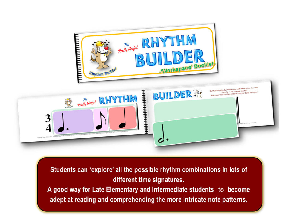 ‘Rhythm Builder Workspace’ Booklet – Music Teacher Resources