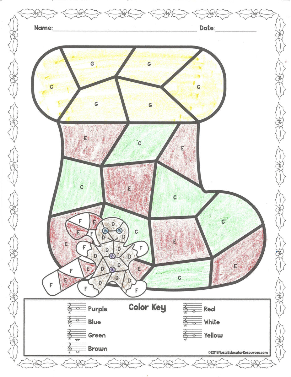 Coloring music worksheets – Music Teacher Resources