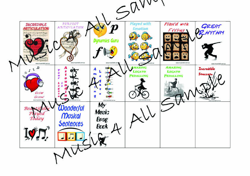 Brag Tags Articulation and Artistry – Music Teacher Resources