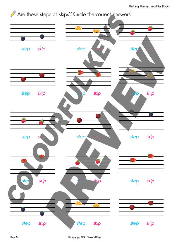 US Version: Thinking Theory Book Prep Book Plus – Reproducible Music T ...