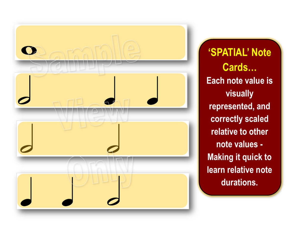 Building Blocks ‘Spatial Note Cards’ Set – Music Teacher Resources