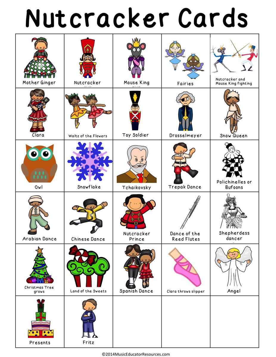 Nutcracker Bingo – Music Teacher Resources