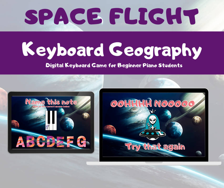 Space Flight Keyboard Geography Digital Game – Music Teacher Resources