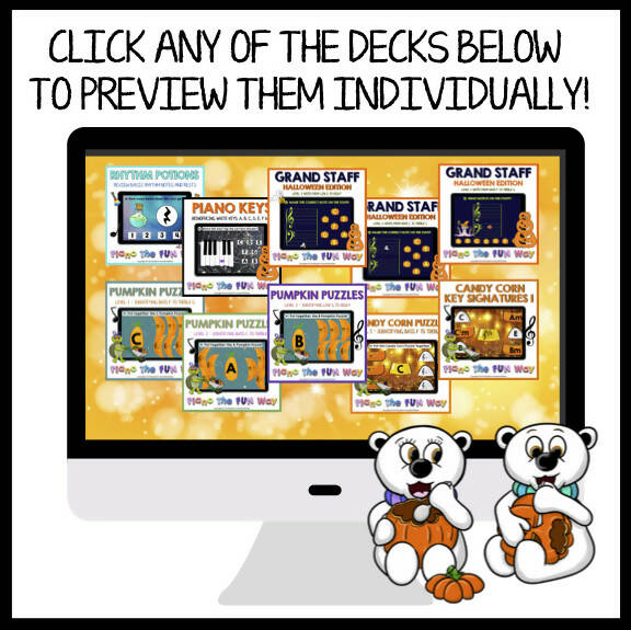 Boom Cards: Halloween Piano Bundle – Music Teacher Resources