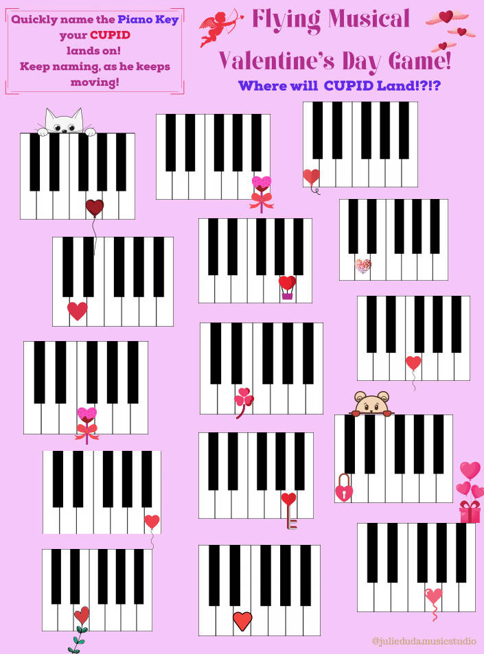 Flying Musical Valentines Game – Music Teacher Resources