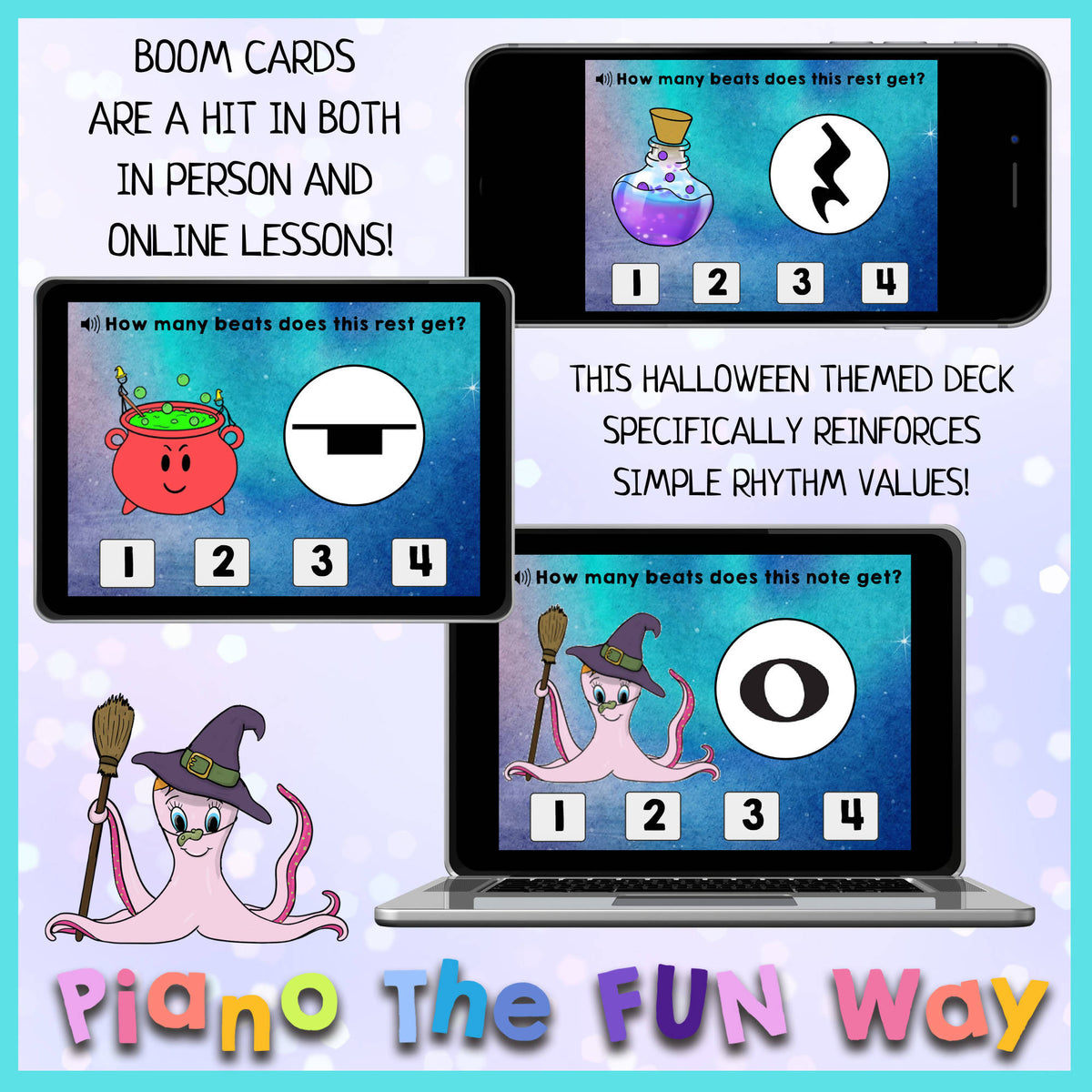 Boom Cards - Rhythm Potions – Music Teacher Resources