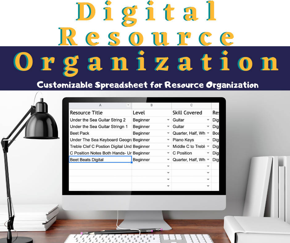 Piano Teacher Digital Resource Organizer – Music Teacher Resources
