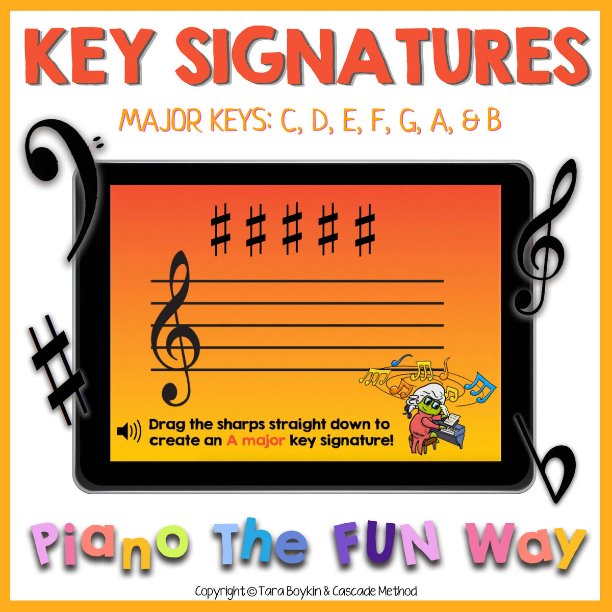 Boom Cards: Major Key Signatures – Music Teacher Resources