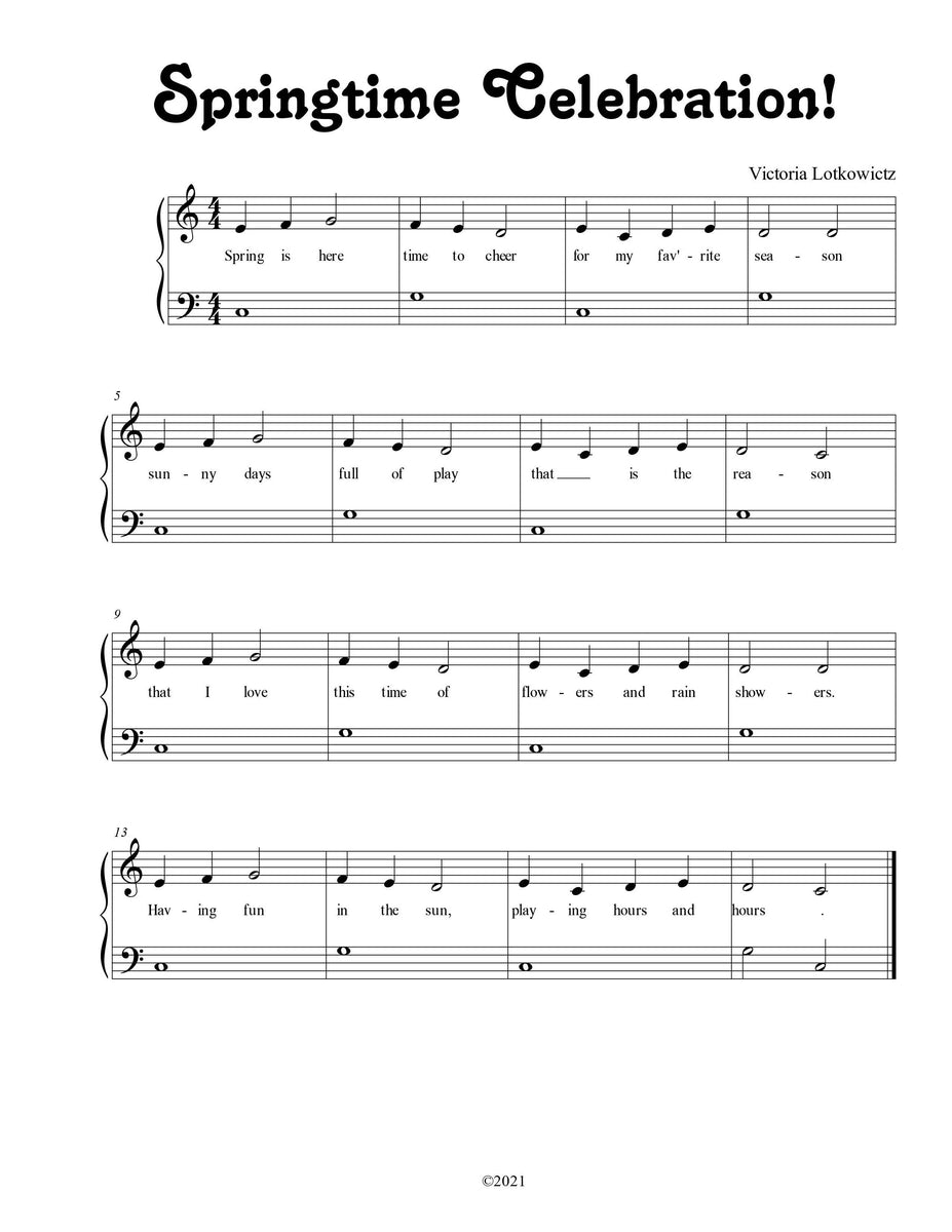 elementary piano solo spring – Music Teacher Resources