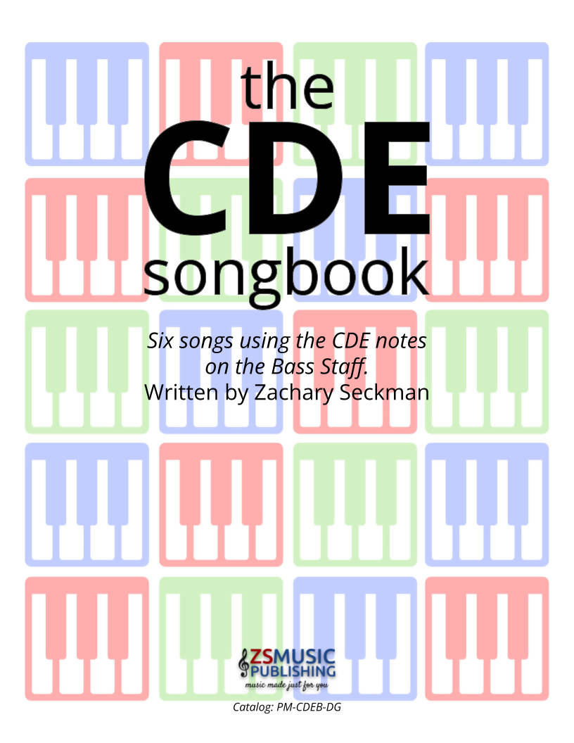 The CDE Songbook - Songs in BASS CLEF – Music Teacher Resources