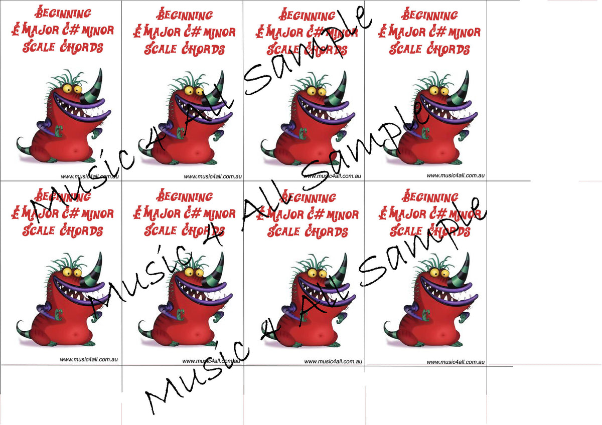 Brag Tags Scales Early Beginner – Music Teacher Resources