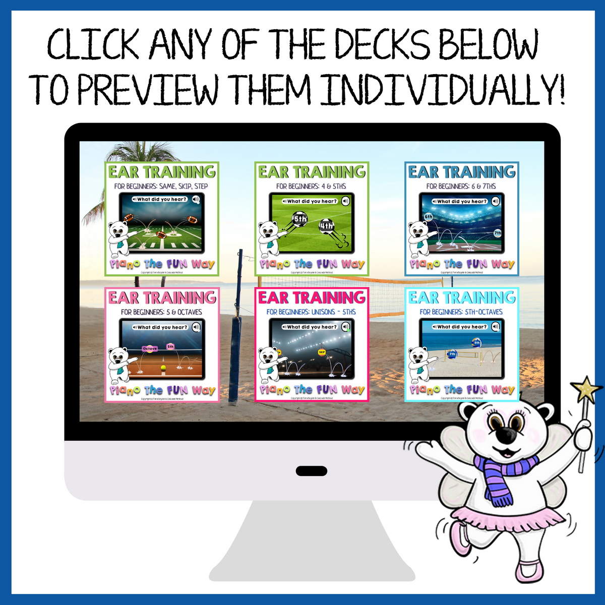 BC Bundle: Ear Training Bundle (Sports Themed) – Music Teacher Resources