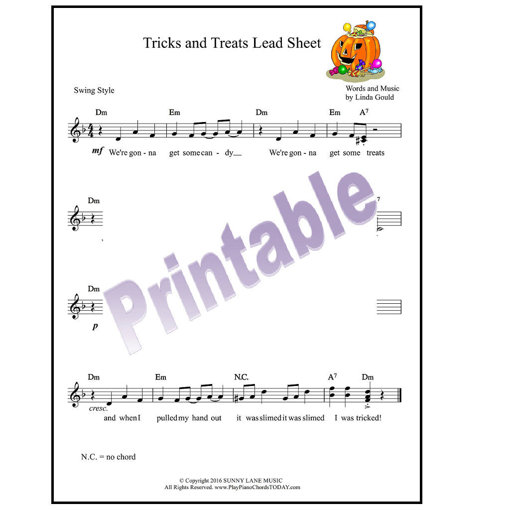 Tricks and Treats – Music Teacher Resources