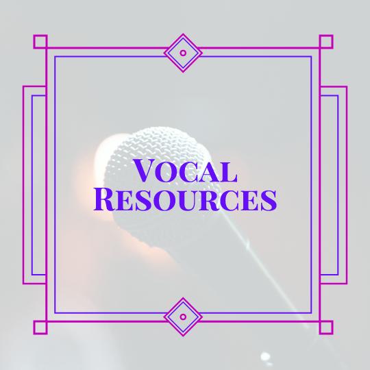 Vocal Resources – Music Teacher Resources