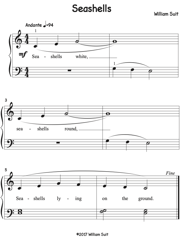 Seashells – Music Teacher Resources