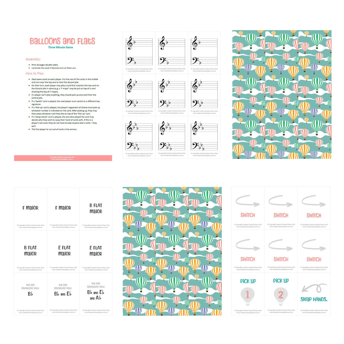 Early Intermediate Key Signature Game – Music Teacher Resources