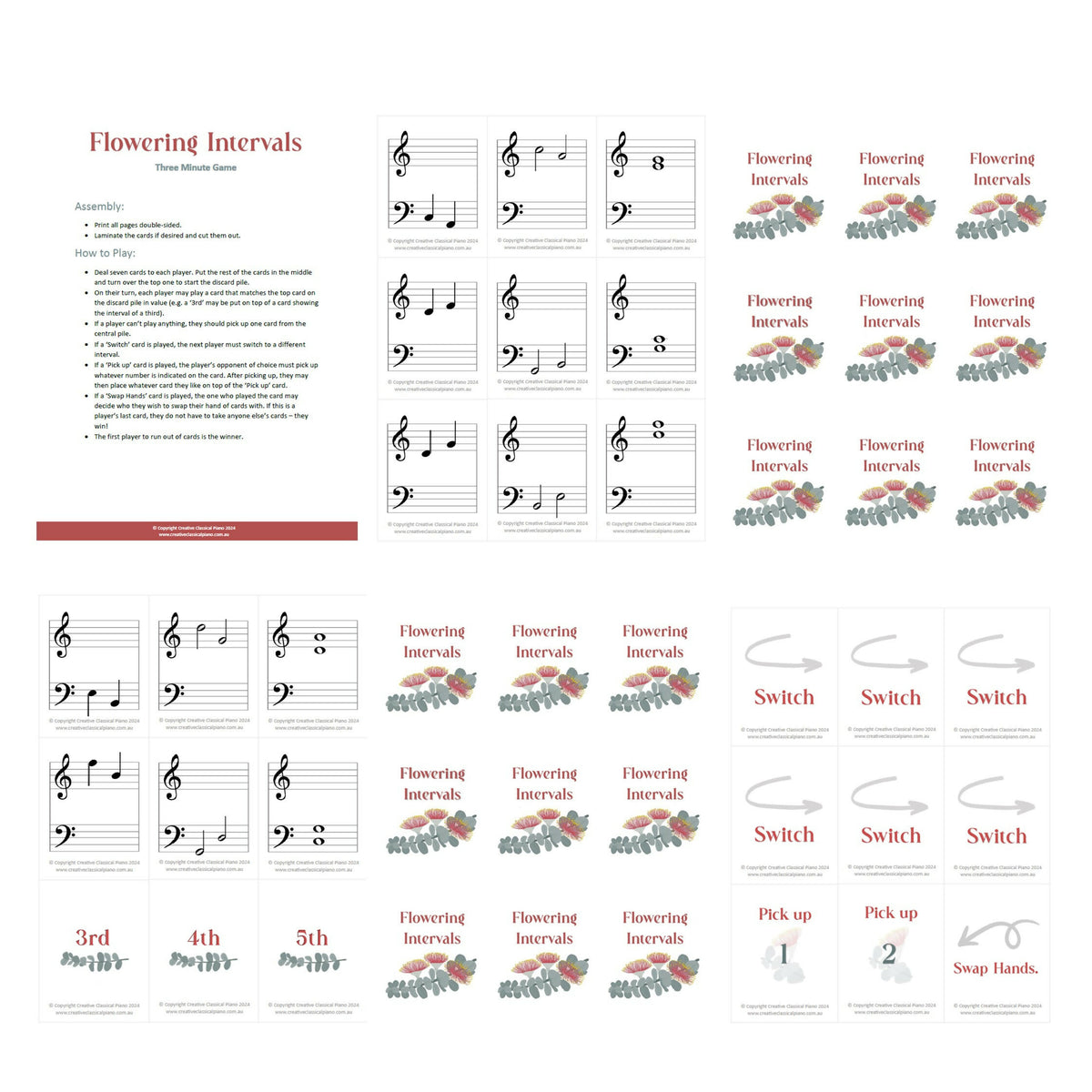 Quick Interval Game for Beginning Piano Students – Music Teacher Resources