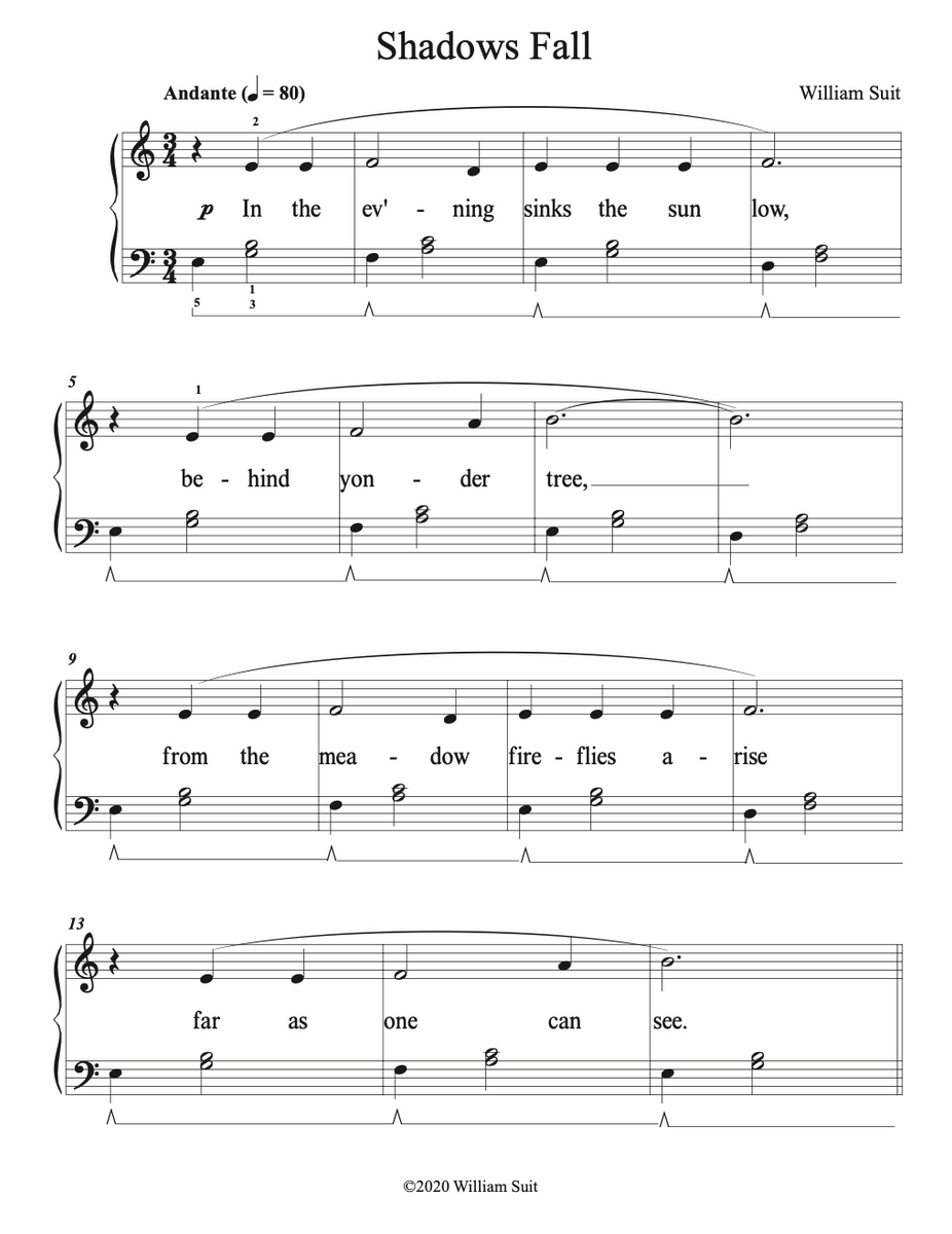 Shadows Fall – Music Teacher Resources