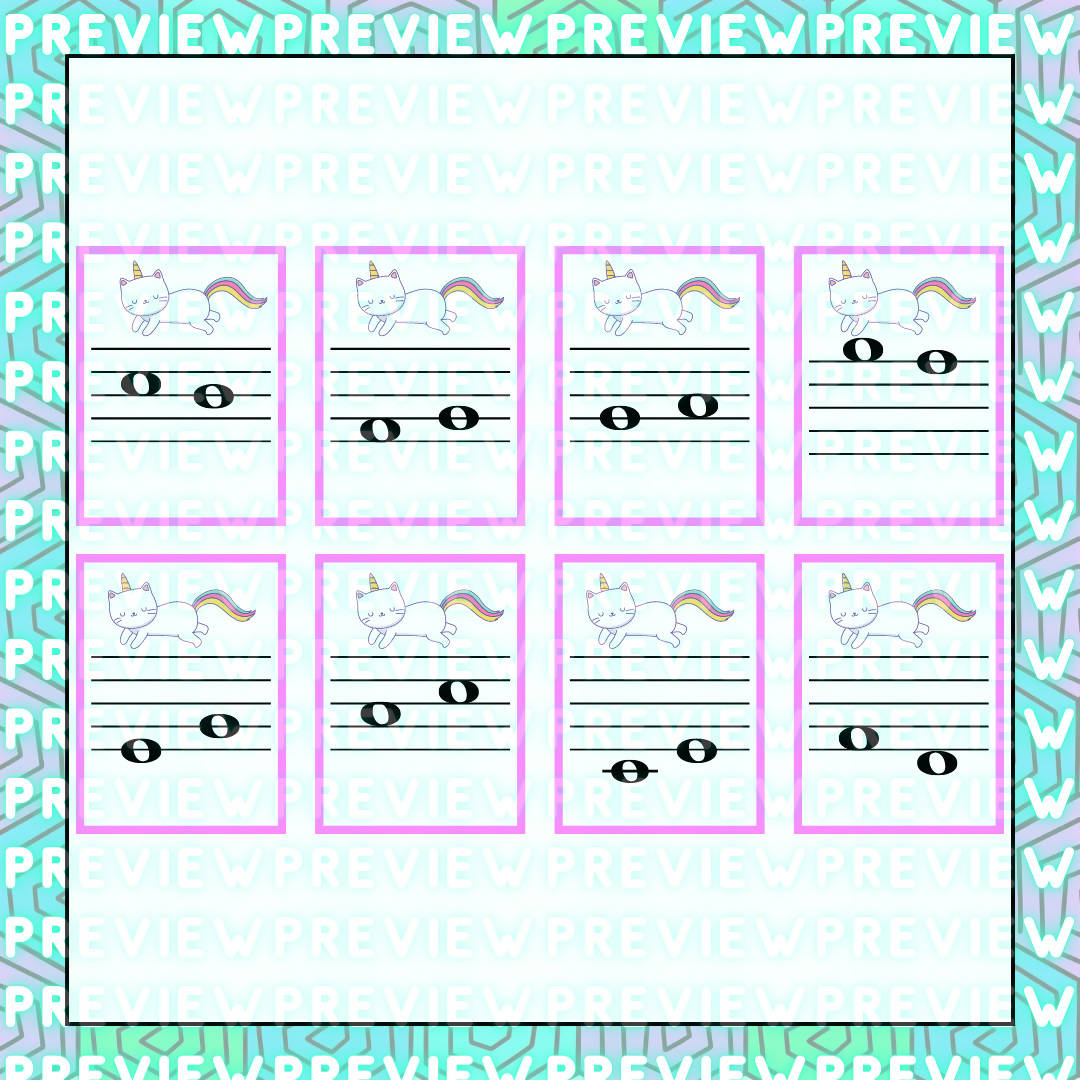Magical Caticorn | Steps and Skips Game – Music Teacher Resources
