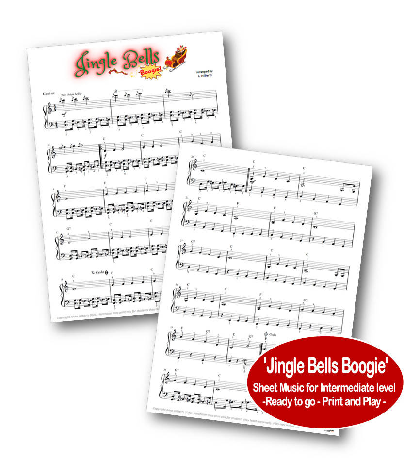 'Jingle Bells Boogie!' Sheet Music – Music Teacher Resources