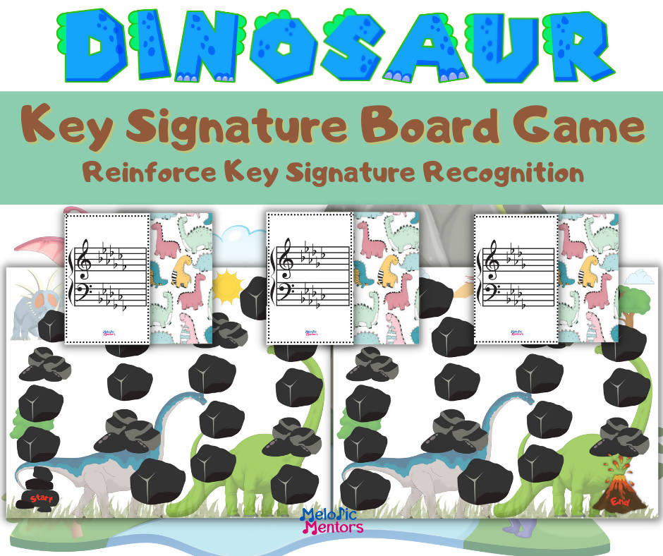 Dinosaur Key Signatures – Music Teacher Resources