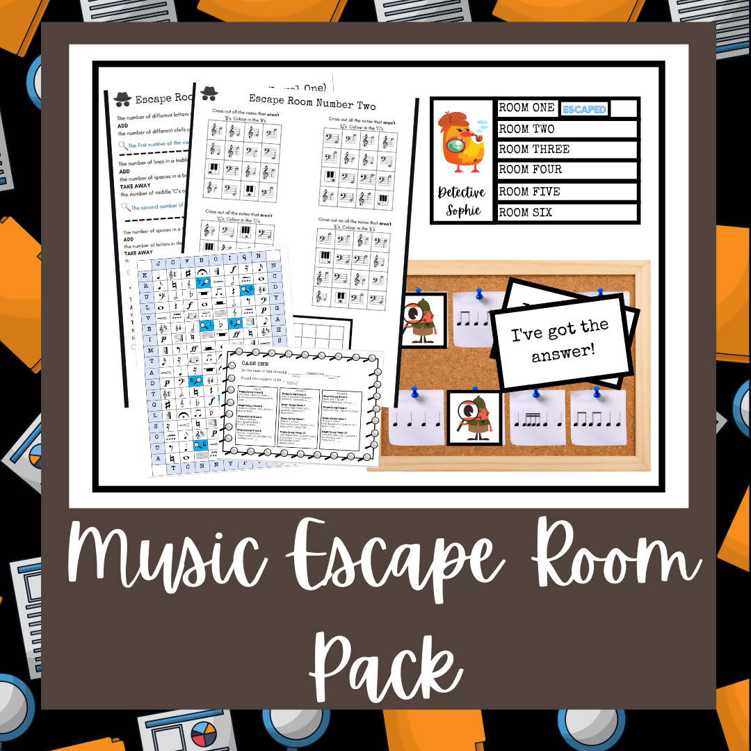 Music Escape Room Activity Pack – Music Teacher Resources